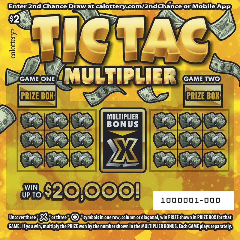 1578 - Tic Tac Multiplier - California Lottery by ScratchSmarter